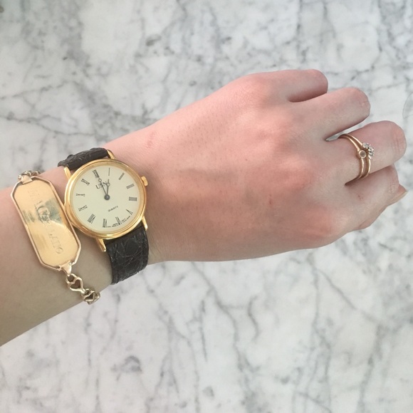 Vintage USN | Accessories | Vintage Usn Quartz Leather Watch | Poshmark